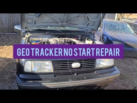 Geo Tracker No Start Repair Quick Fix Youtube