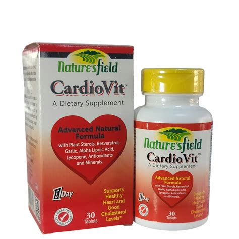 Natures Field Cardiovit 30 Tablets From A To Z