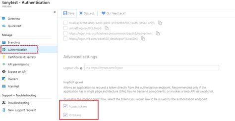 Azure Get Resource Manager Access Token From Msal Login Stack Overflow