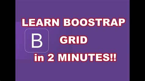 Boostrap Tutorial How To Create Grids In 2 Minutes Youtube Boostrap Tutorial How To Create Grids In 2 Minutes Youtube