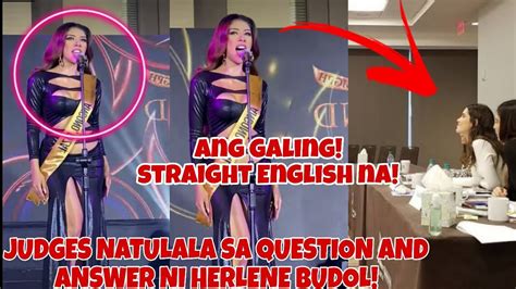 OMG! JUDGES NATULALA sa Q and A ni HERLENE BUDOL sa MISS GRAND PHILIPPINES FINAL INTERVIEW!😱 ...
