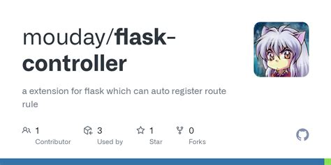 GitHub Mouday Flask Controller A Extension For Flask Which Can Auto Register Route Rule