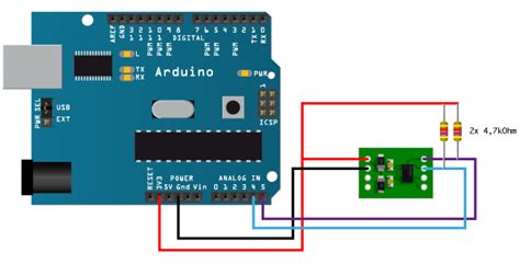 arduino with mma7455 using i2c sensors arduino forum