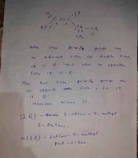 Solved Using The Ez System To Indicate The Stereochemistry What Is