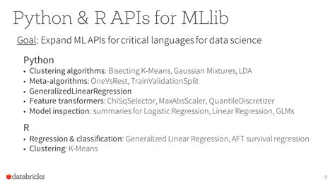 Apache Spark Mllib 20 Preview Data Science And Production Pdf