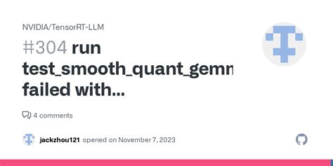 Run Testsmoothquantgemmpy Failed With Hiddensize8192 · Issue 304