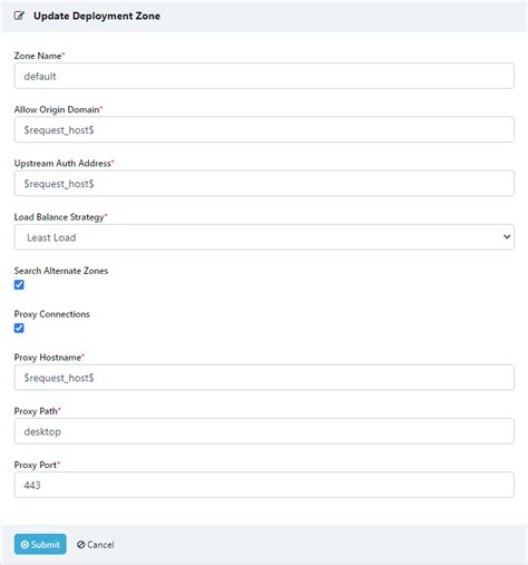 Deployment Zones — Kasm 1110 Documentation