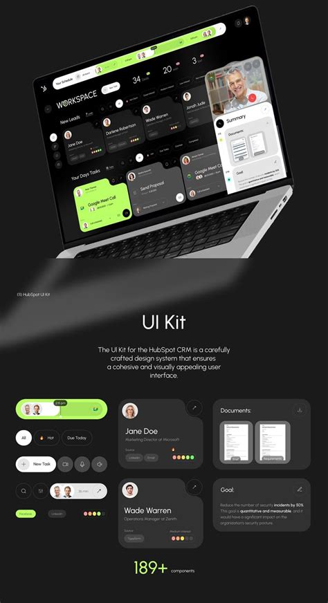 HubSpot CRM - SaaS UX UI Design :: Behance | Web design, Ui ux design, Web app design
