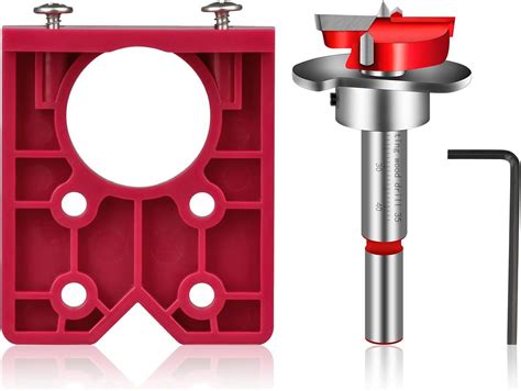 Dct Concealed Cabinet Door Hinge Mm Template Jig Kit European Hidden Hinge Boring Hole