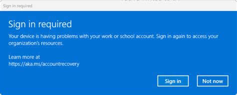 The Best Ways Continuous Sign In Required Pop Up On Windows
