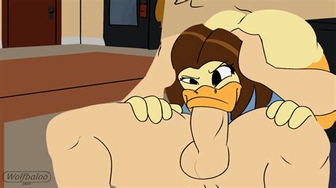 Rule 34 Anatid Animated Anseriform Anthro Avian Balls Bird Deep
