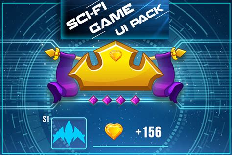 Sci Fi Game Ui Pack 2d Space Gui Components 2d Gui Unity Asset Store
