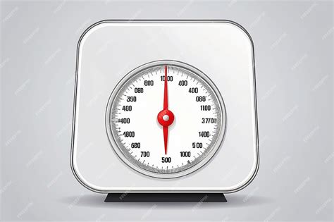 premium photo measuring scale analog weight scale isolated on white background simple kitchen