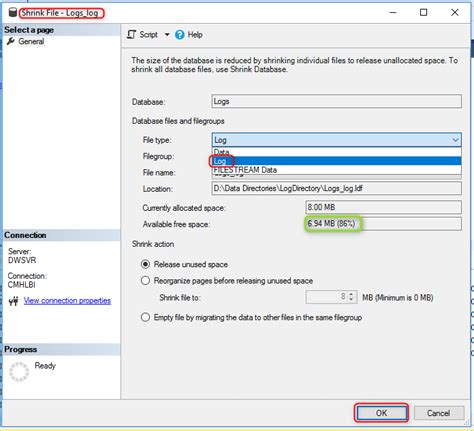When Getting Disk Space Full Error Due To The Transaction Logs Bi With Cj