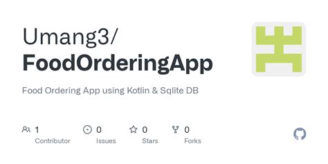 GitHub Umang FoodOrderingApp Food Ordering App Using Kotlin Sqlite DB