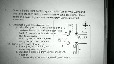 SOLVED Given A Traffic Light Control System With Four Driving Ways And
