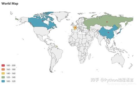 Python数据分析绘图库pyecharts绘制各类地图 知乎