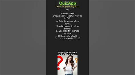 Qt What Does The Qobjectconnect Function Do In Qt Youtube