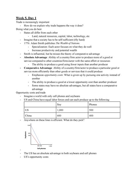 pol sci 20 lecture week 5 day 1 week 5 day 1 trade is