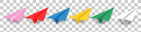 화려한 종이 비행기와 종이 접기 비행기 아이콘 세트 투명한 배경에 격리된 종이 비행기 세트3d 현실적인 종이 비행기 공란에 대한 스톡 벡터 아트 및 기타 이미지 Istock