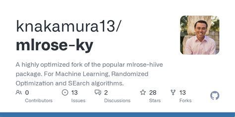 GitHub Knakamura Mlrose Ky A Highly Optimized Fork Of The Popular Mlrose Hiive Package For