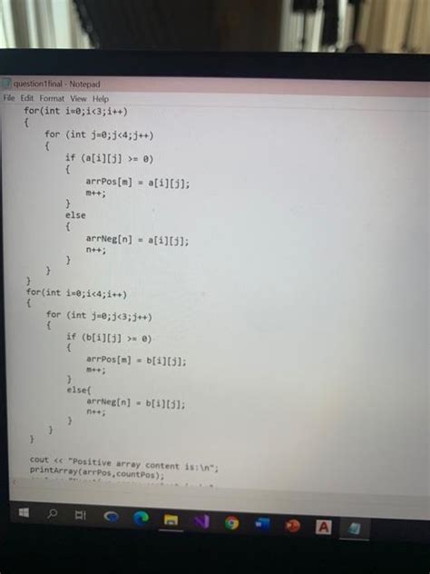 Solved In Question Final Notepad File Edit Format View