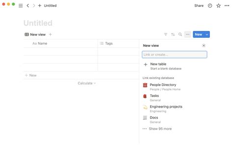 Intro To Databases Notion Help Center