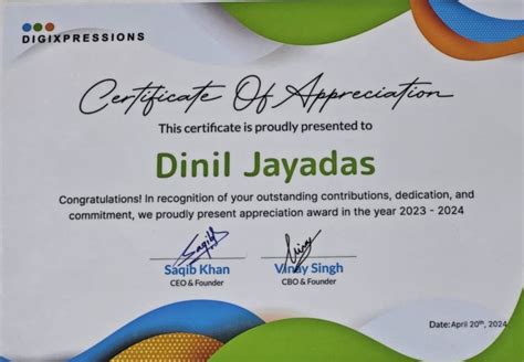 Thanking Digixpressions Media Pvt Ltd Dinil Jayadas Posted On The Topic Linkedin