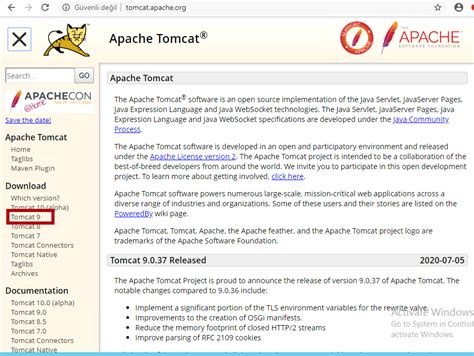windows apache tomcat kurulumu makdos blog