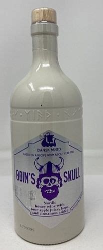 Dansk Mjod Odins Skull White Bottle Mead San Diego Wine And Beer Co