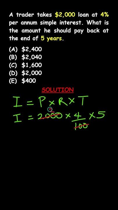 Simple Interest Maths Youtube Simple Interest Maths Youtube