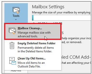 Reduce Mac Outlook Mailbox Size When Exchange Mailbox Is Full