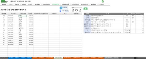 급여관리 엑셀자동화 프로그램 PC웹 프로그램 포트폴리오 크몽