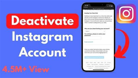 How To Deactivate Your Instagram Account A Step By Step Guide