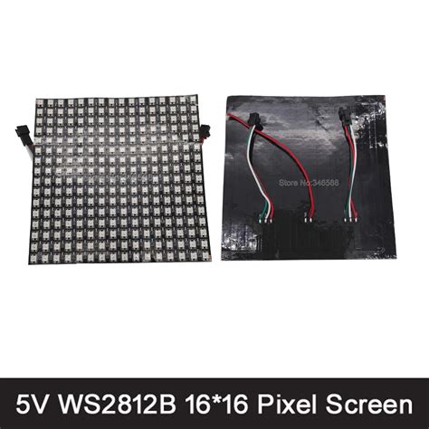 DC V Pixel Pixels WS B LED Programmable Digital Flexible Panel Screen Individually