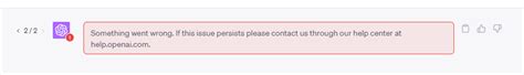 bug something went wrong if this issue persists please contact us