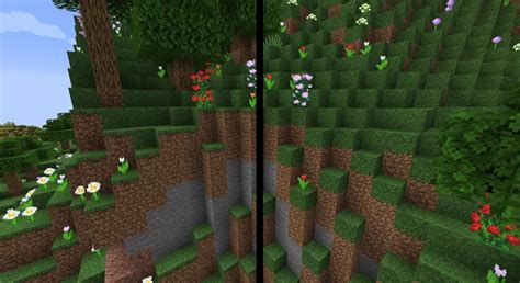Infinas Improved Grass Overlays Optifine Minecraft Texture Pack