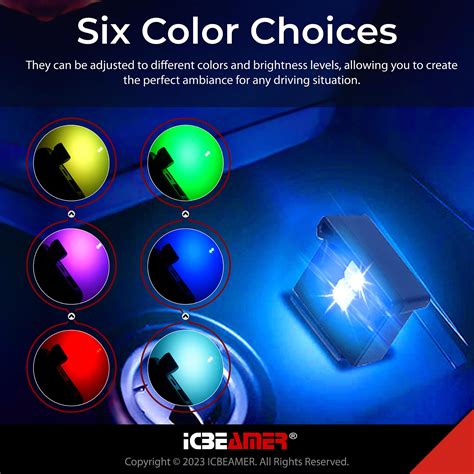 Icbeamer Smart Usb Color Blue Auto Led Interface Plug In Miniature Night Light