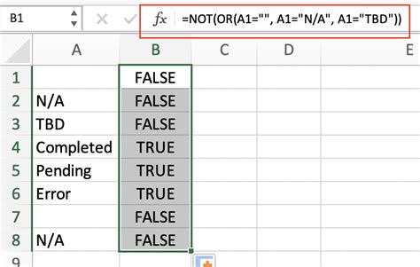 Excel NOT Function Complete Tutorial With Real World Examples
