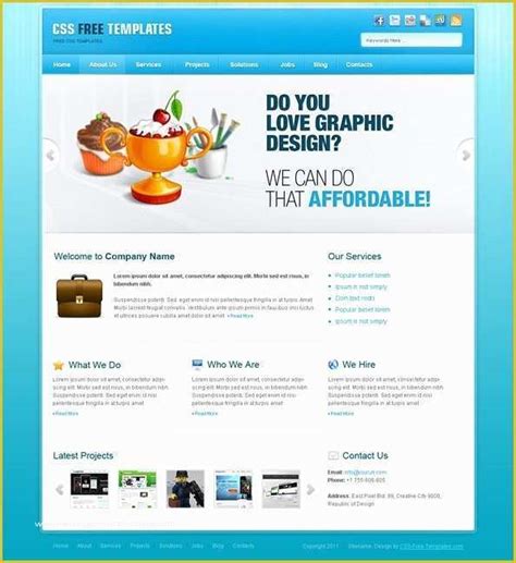 simple website templates free download html with css of free portfolio
