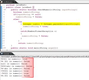 How To Check If A String Is Numeric In Java