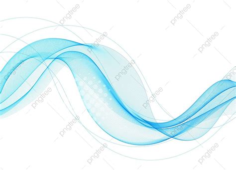 Abstract Wave Element Vector Hd PNG Images Vector Blue Abstract Wave
