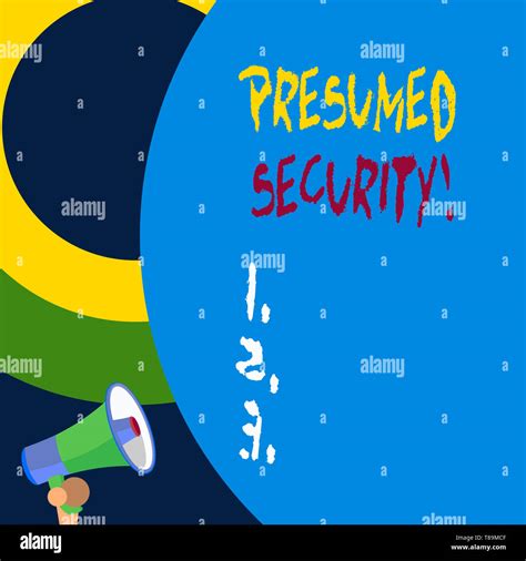 Handwriting Text Writing Presumed Security Conceptual Photo System