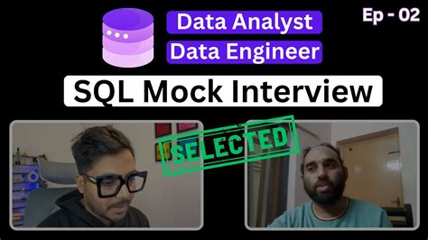 Sql Mock Interview For Data Analyst And Business Analyst Live Sql Interview Questions And