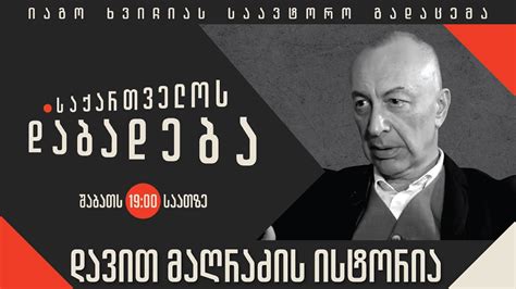 დავით მაღრაძის ისტორია “საქართველოს დაბადება” Youtube