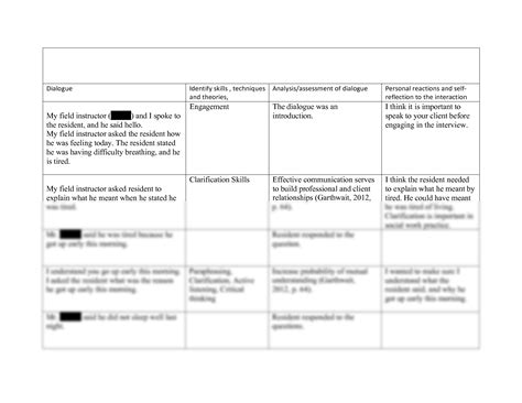 Process Recording Template Social Work Prntbl Concejomunicipaldechinu Gov Co