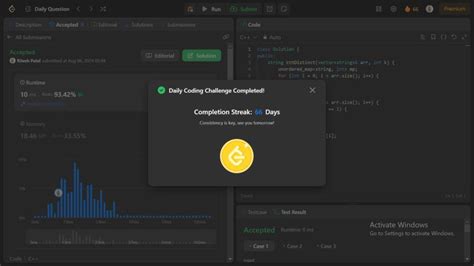 Ritesh Patel On Linkedin Day247 Potd Code Dsa Consistency Programming Coding Challenge