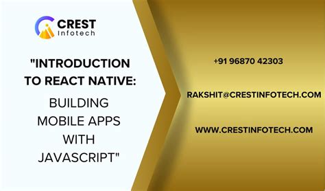Nishtha Modh On Linkedin Introduction To React Native Building Mobile Apps With Javascript