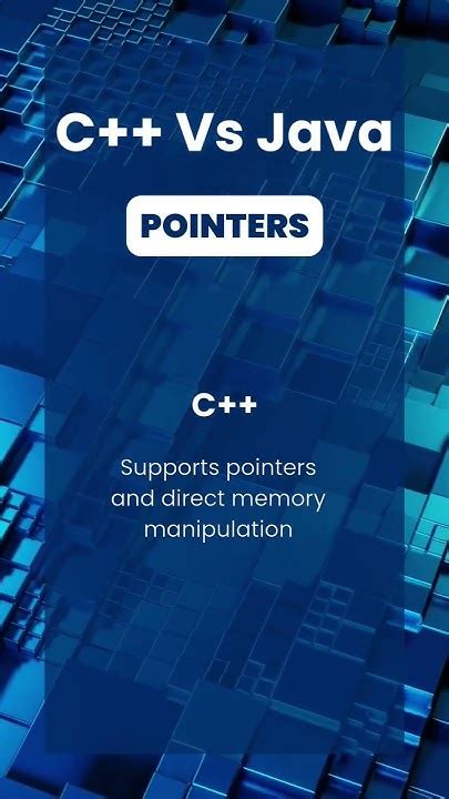 C Vs Java Pointers Coding Cpp Java Programming Javaprogramming