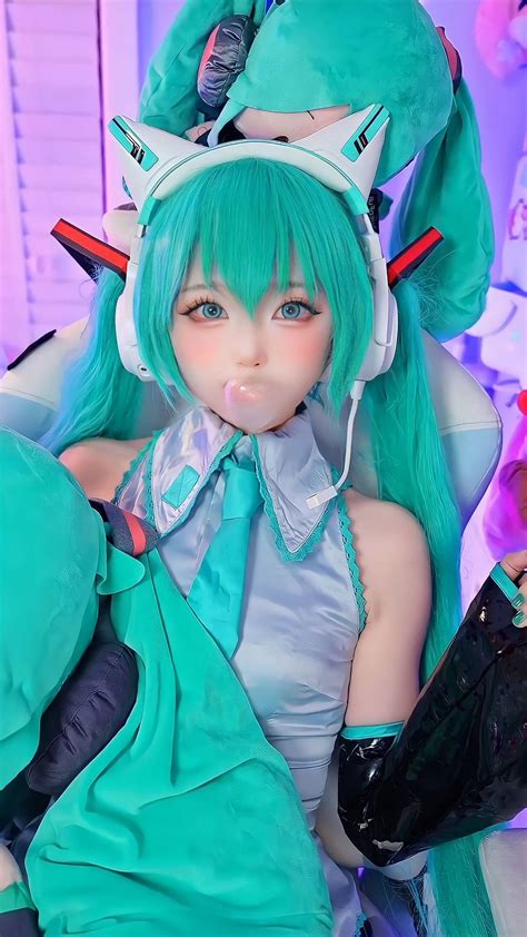 Miku Cosplay Cosplay Makeup Hatsune Miku Manga Girl Guess Kawaii Asian Outfits